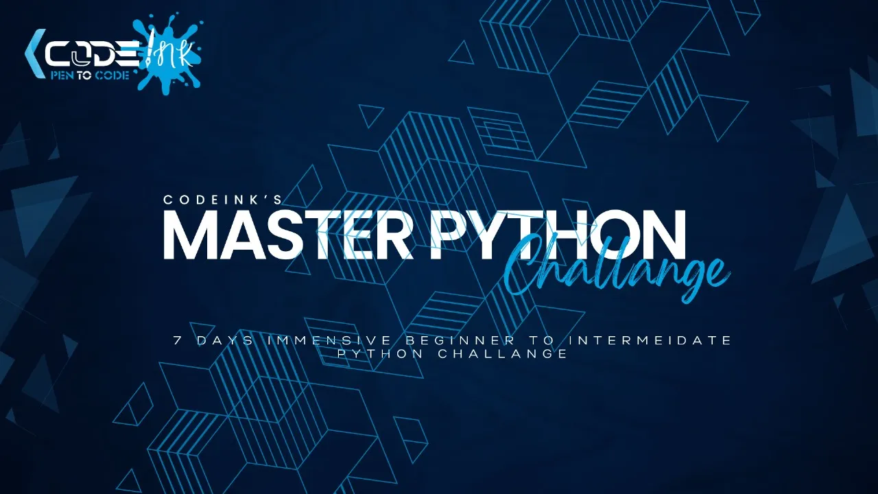 MASTER PYTHON CHALLENGE (7 DAYS) MASTER PYTHON CHALLENGE (7 DAYS)