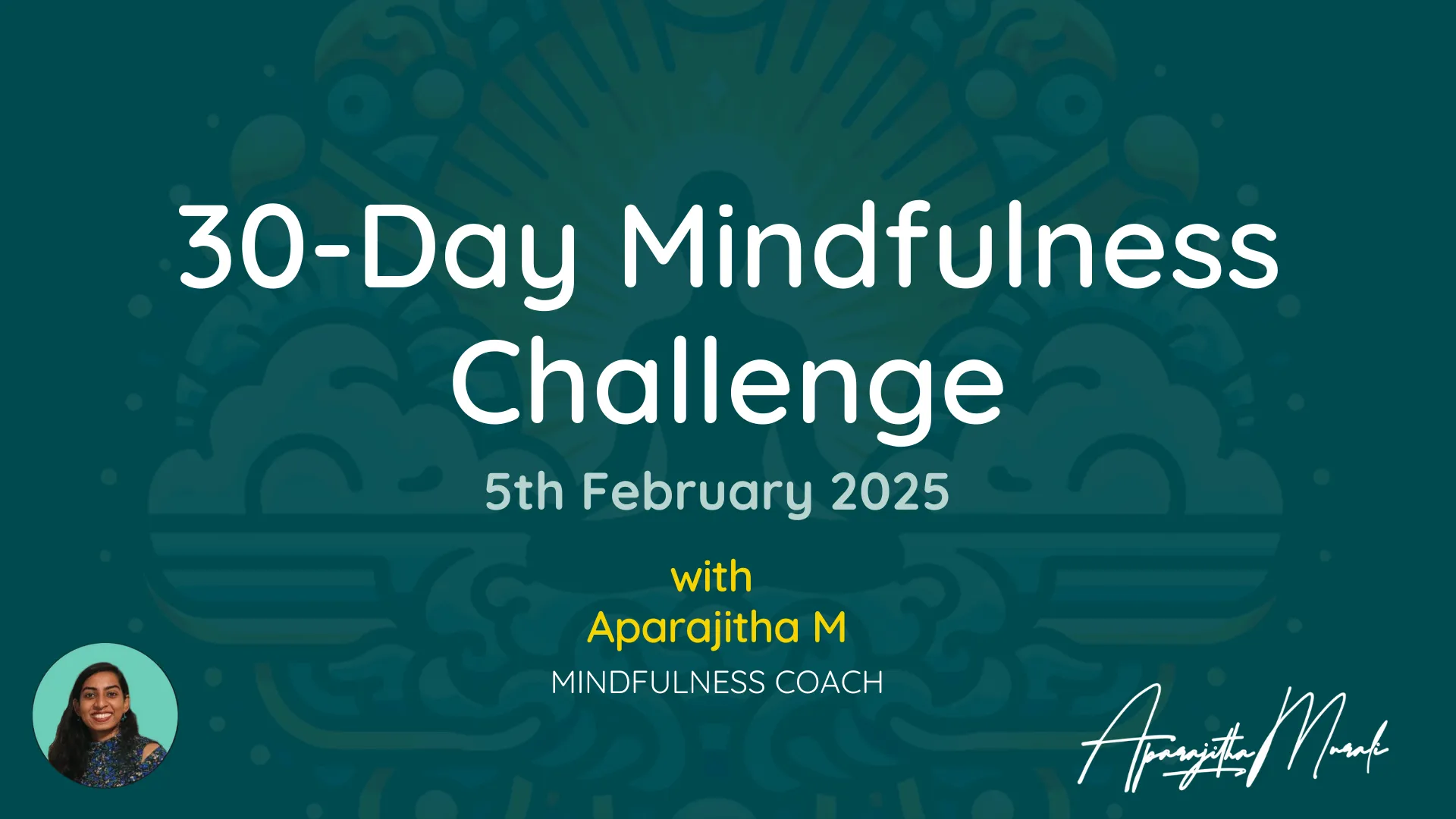 30 Day Mindfulness Challenge