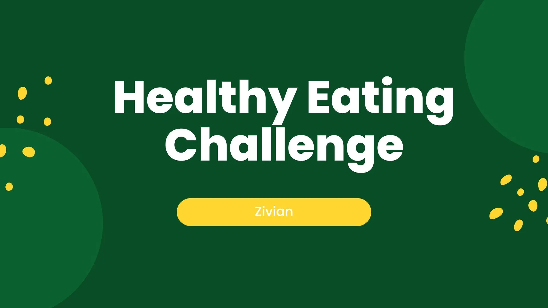 Healthy Eating Challenge