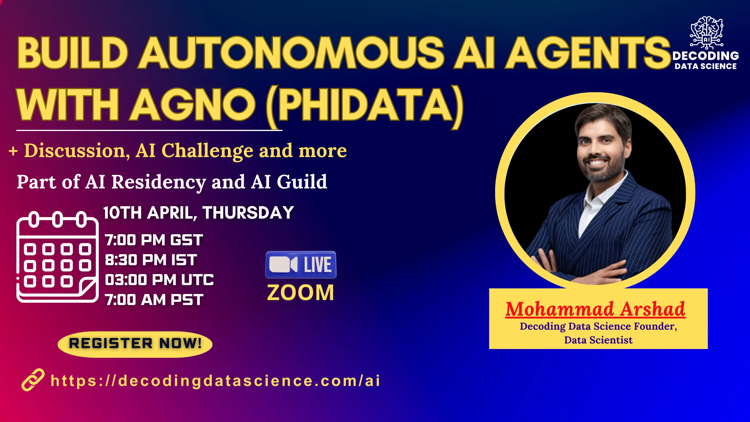 Build Autonomous AI Agents with Agno (pHIDATA)