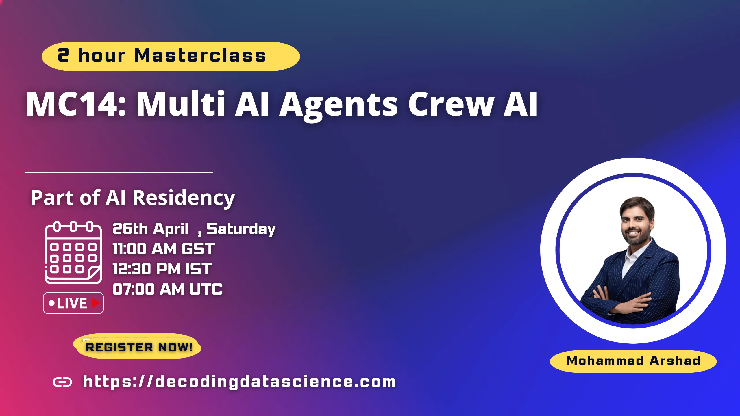 MC14: Multi AI Agents Crew AI