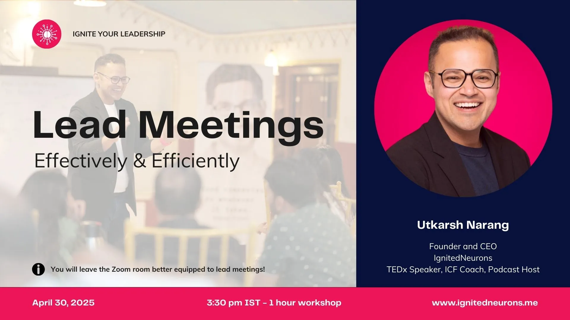 Lead Meetings: Effectively & Efficiently
