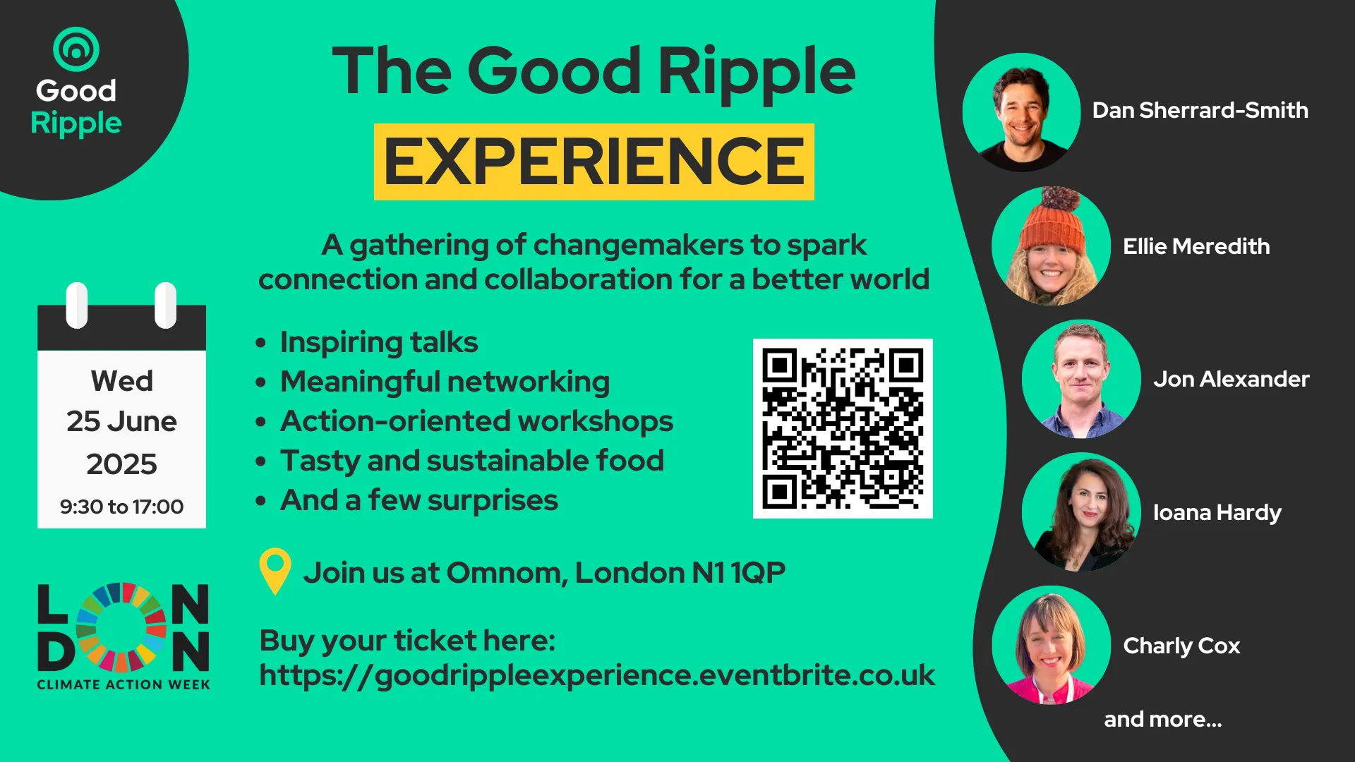 The Good Ripple Experience (you need to buy a ticket on Eventbrite to ...