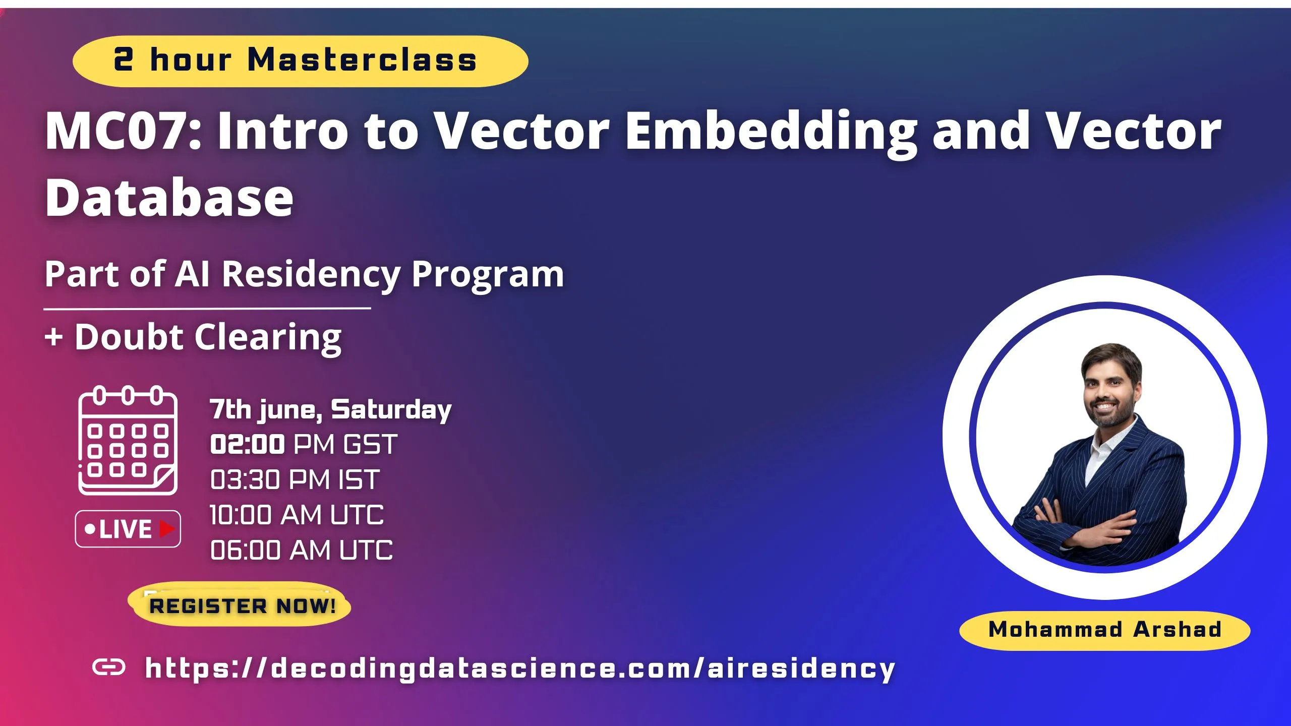 MC07: Intro to Vector Embedding and Vector Database