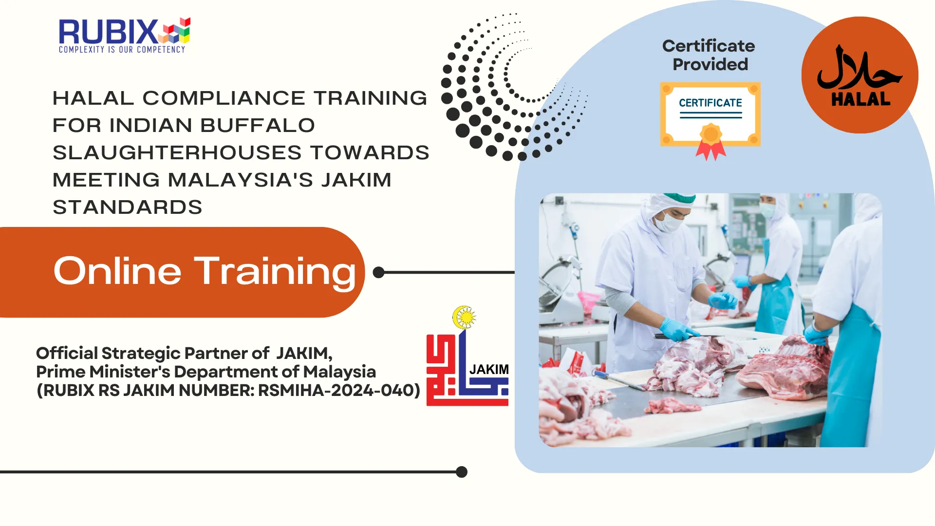 Halal Compliance Training for Indian Buffalo Slaughterhouses towards Meeting Malaysia's JAKIM ...