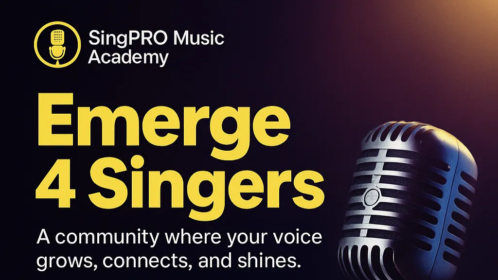 Level 3- EMERGE 4 SINGERS (Advanced Vocal Technique)