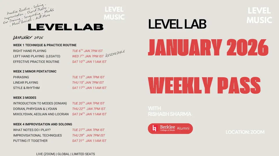 Level Lab - January 2026 Weekly Pass