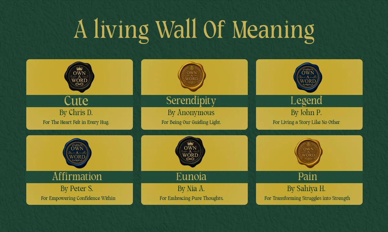 Own a Word - The Identity Edition