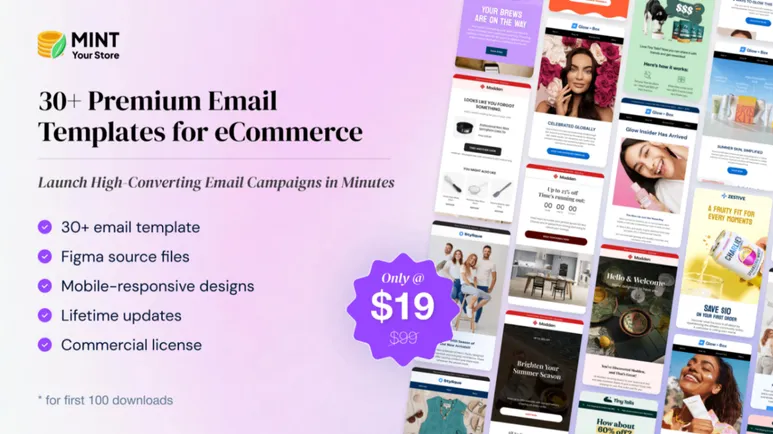 30+ Premium eCommerce Email Templates