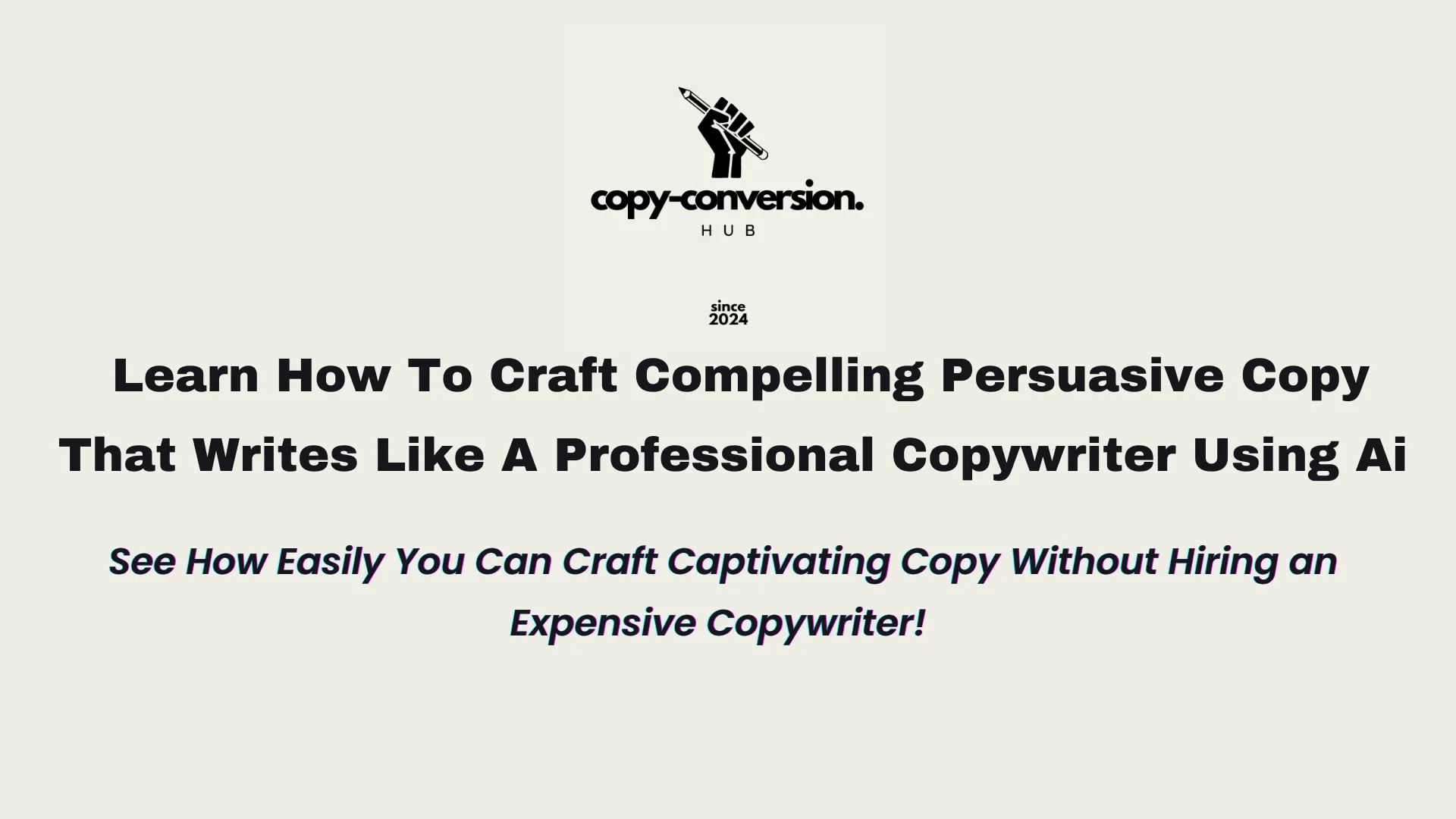 Copy Conversion Hub | Nas.io Communities