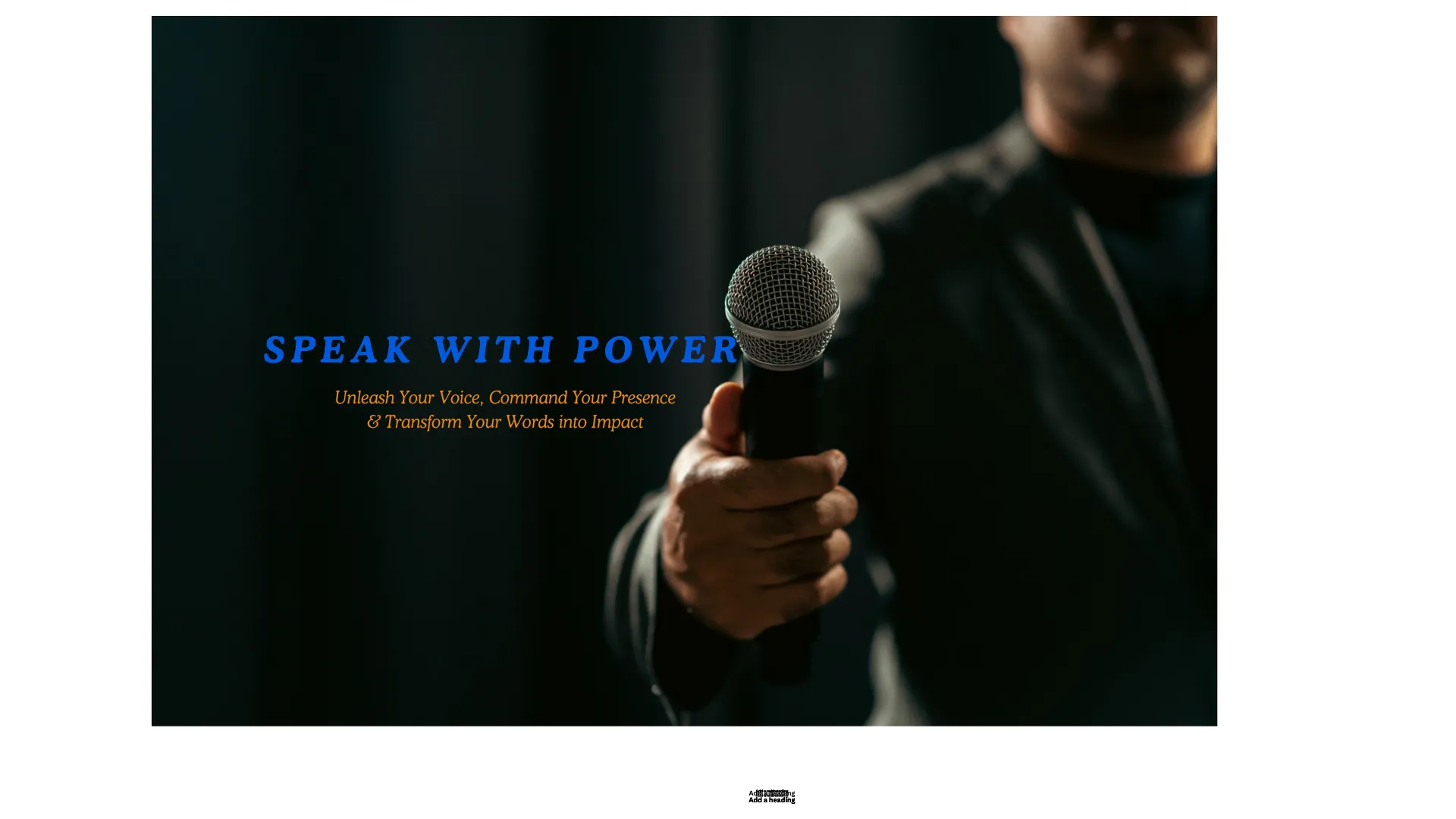 SPEAK WITH POWER | Nas.io Communities