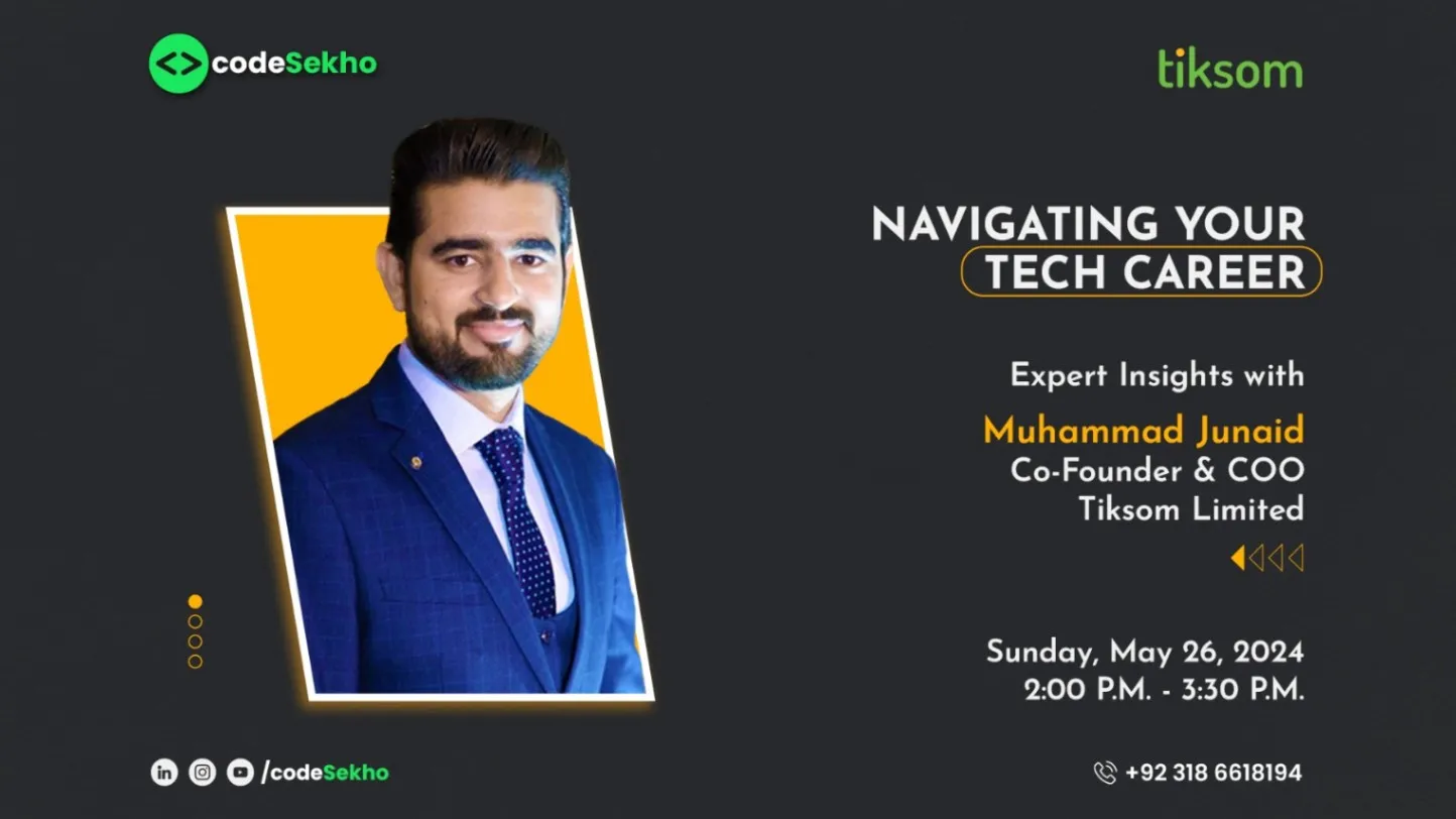 🔴🟡🟢 Navigating Your Tech Career with Muhammad Junaid - Co-founder and ...