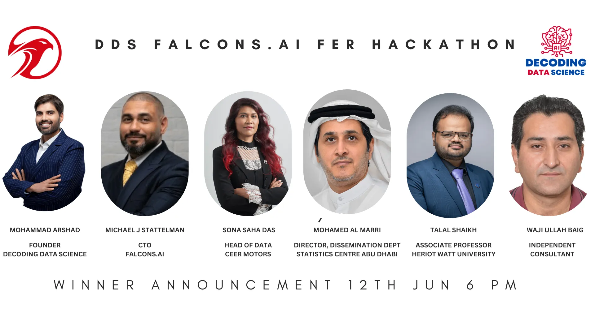 FER HACKATHON WINNER ANNOUNCEMENT