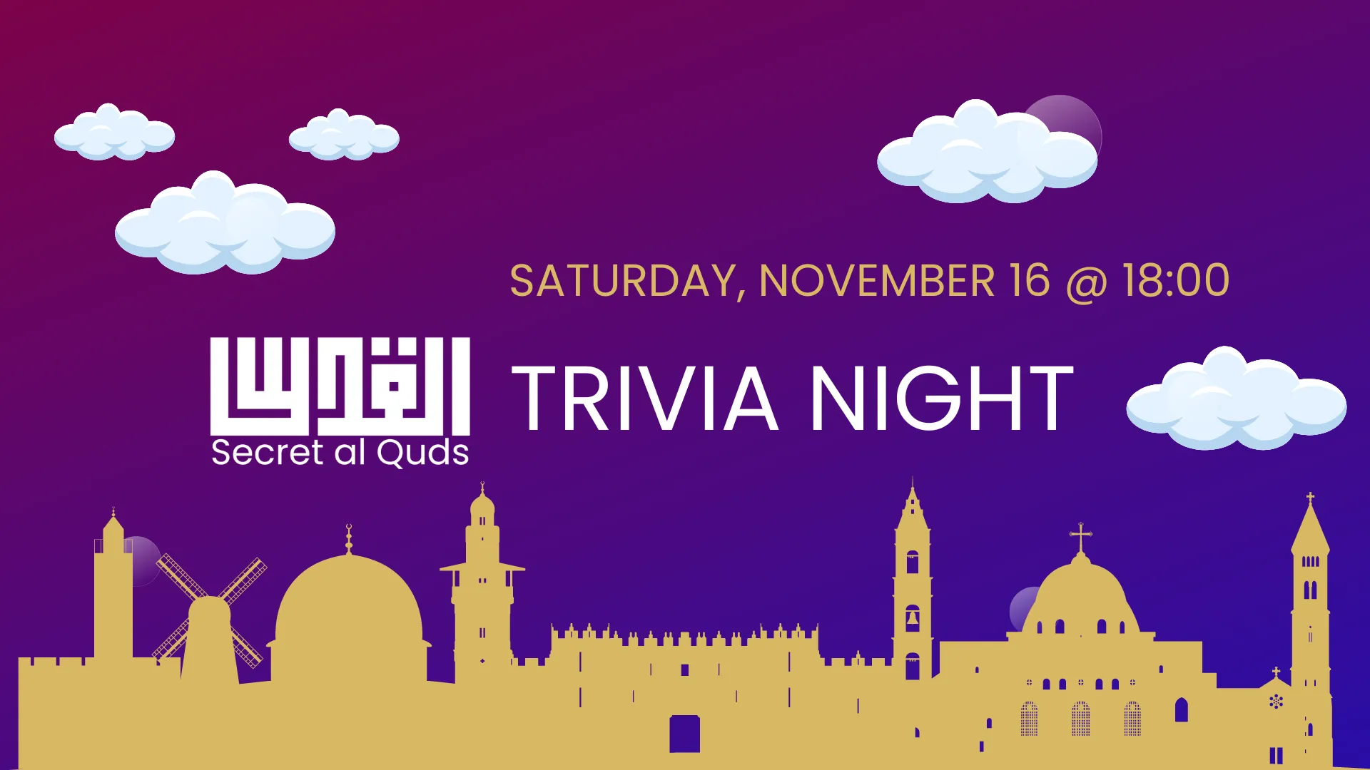 Secret al Quds Trivia Night [November 2024]