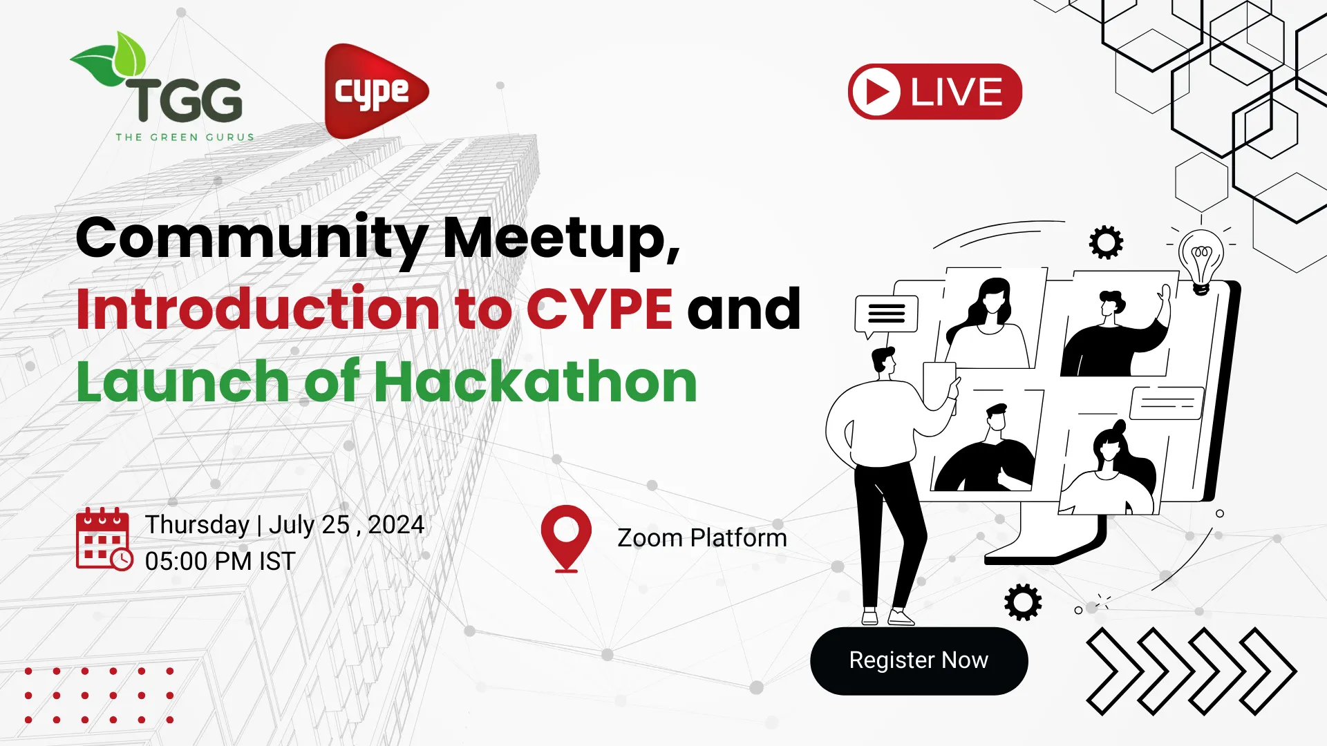Community Meetup , Introduction to CYPE and Launch of Hackathon
