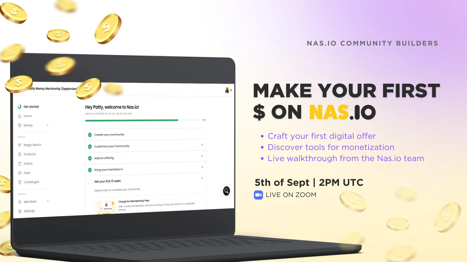 Make Your First $ on Nas.io (Onboarding Session)
