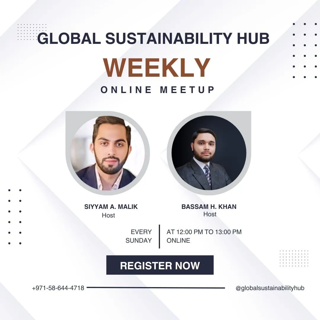 Weekly Sustainability Community Meetup