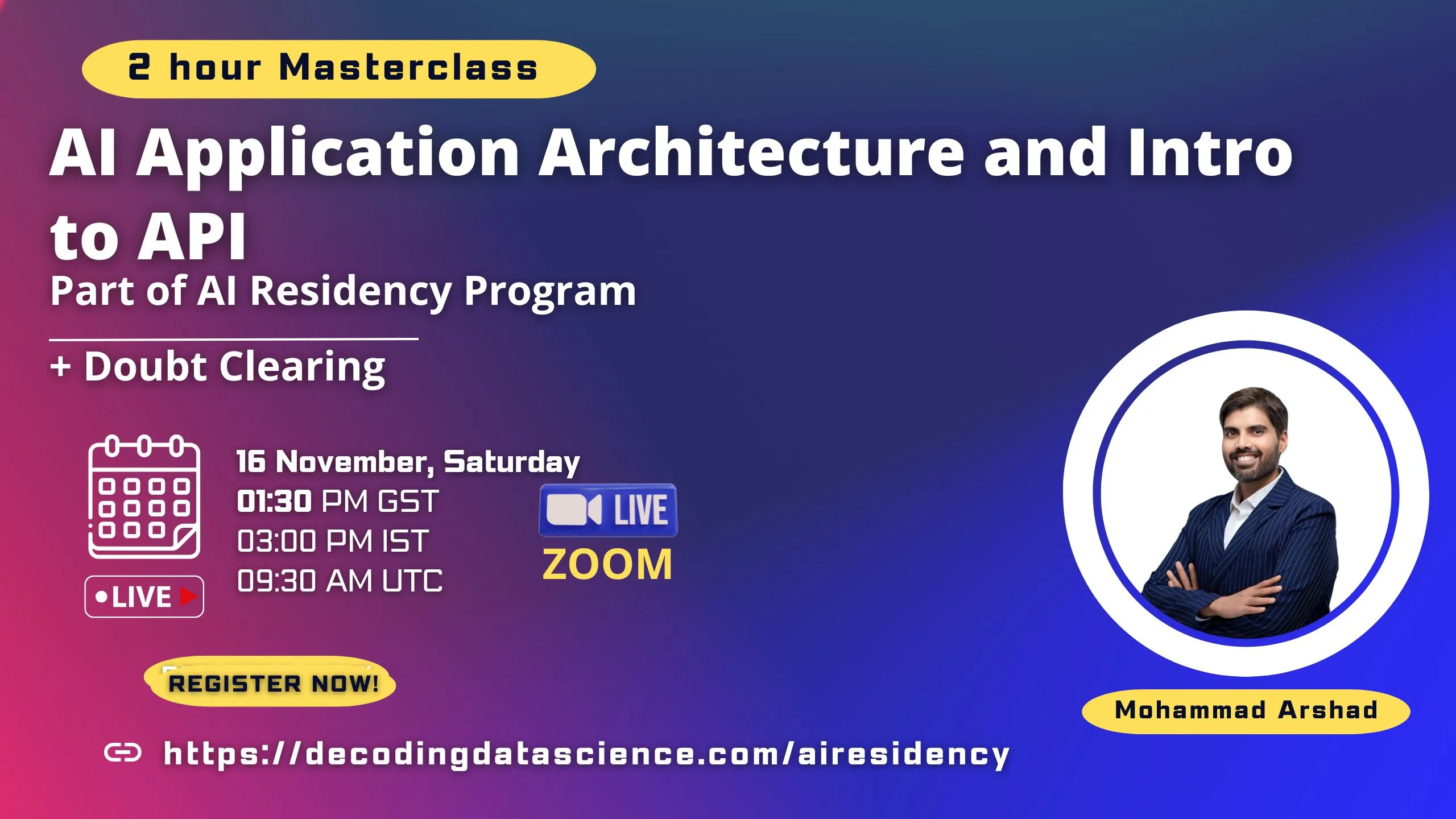 AI Application Architecture and Intro to API