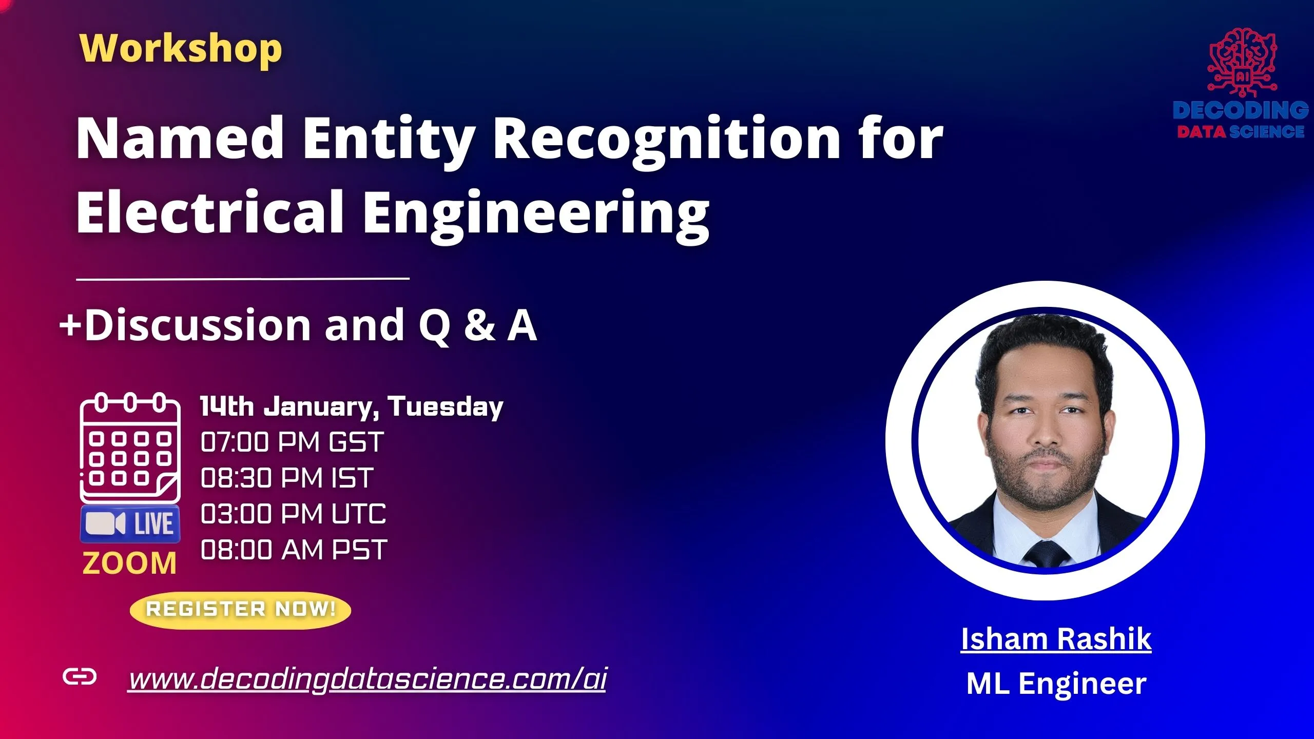 Named Entity Recognition for Electrical Engineering