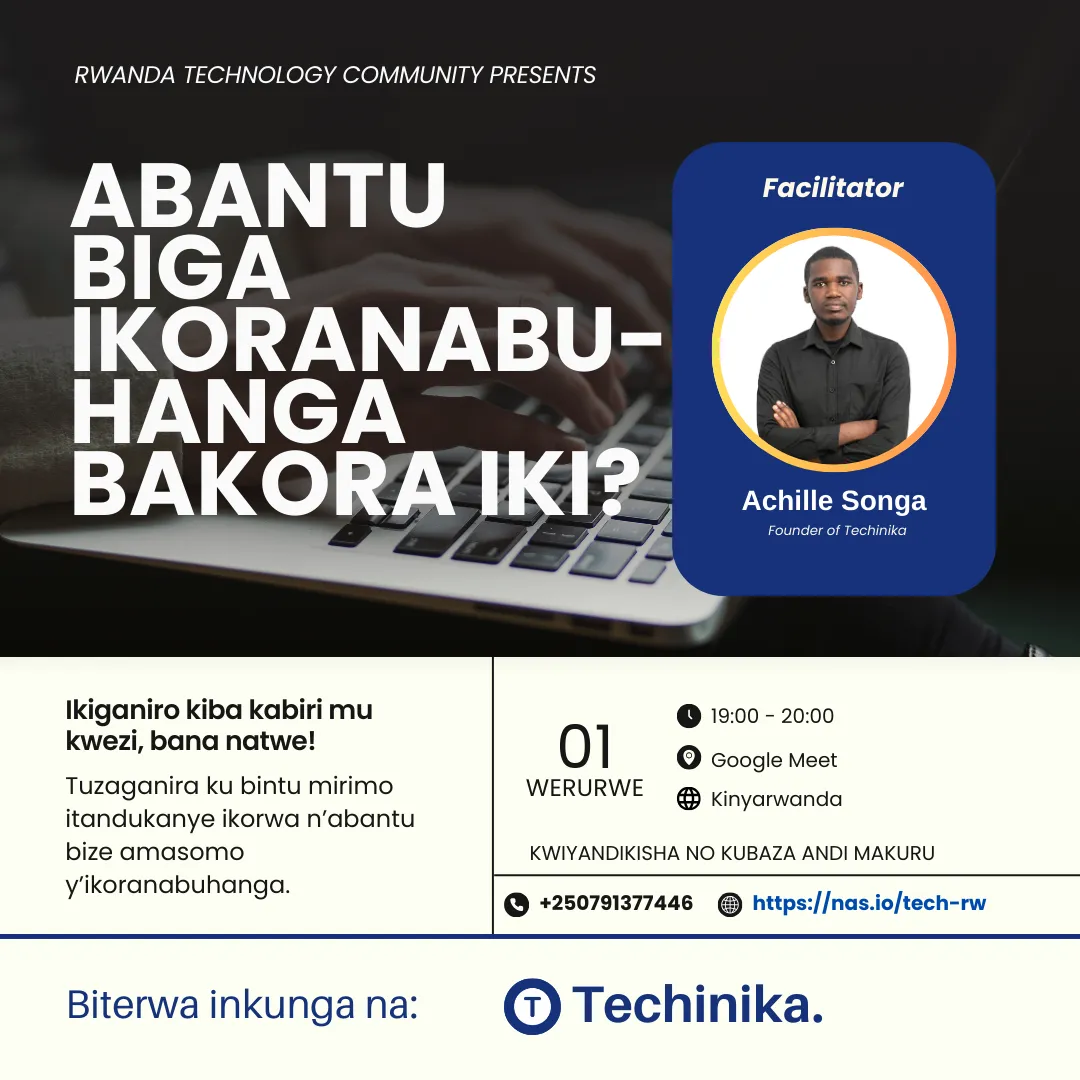 Digital Discourse: Abantu biga amasomo ajyanye n'ikoranabuhanga bakora iki?