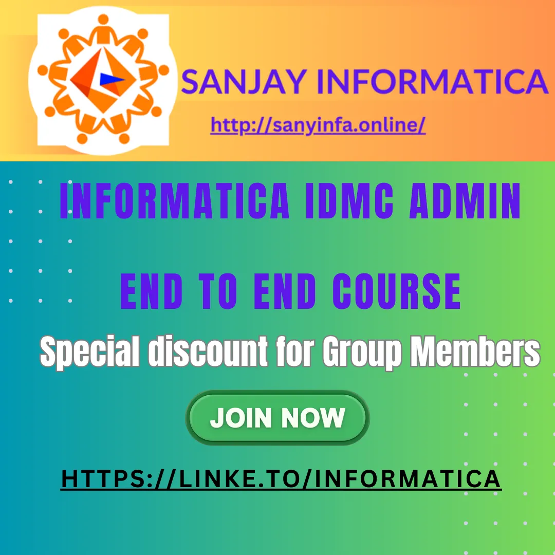 IDMC Administration End to End Course Queries