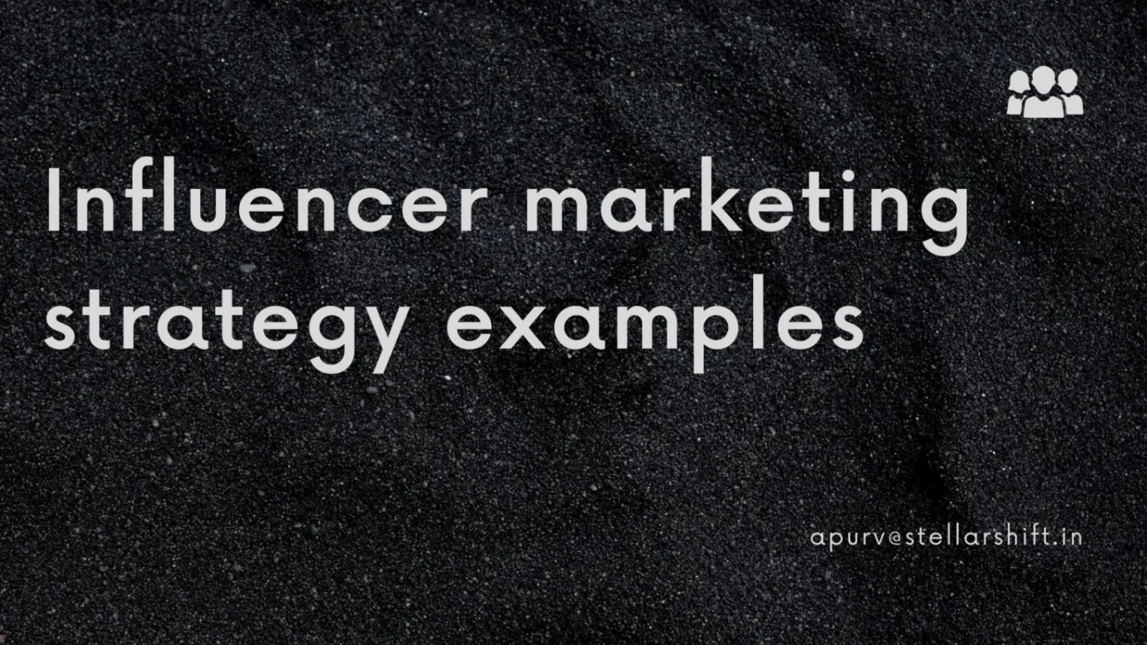Influencer marketing strategy with examples.