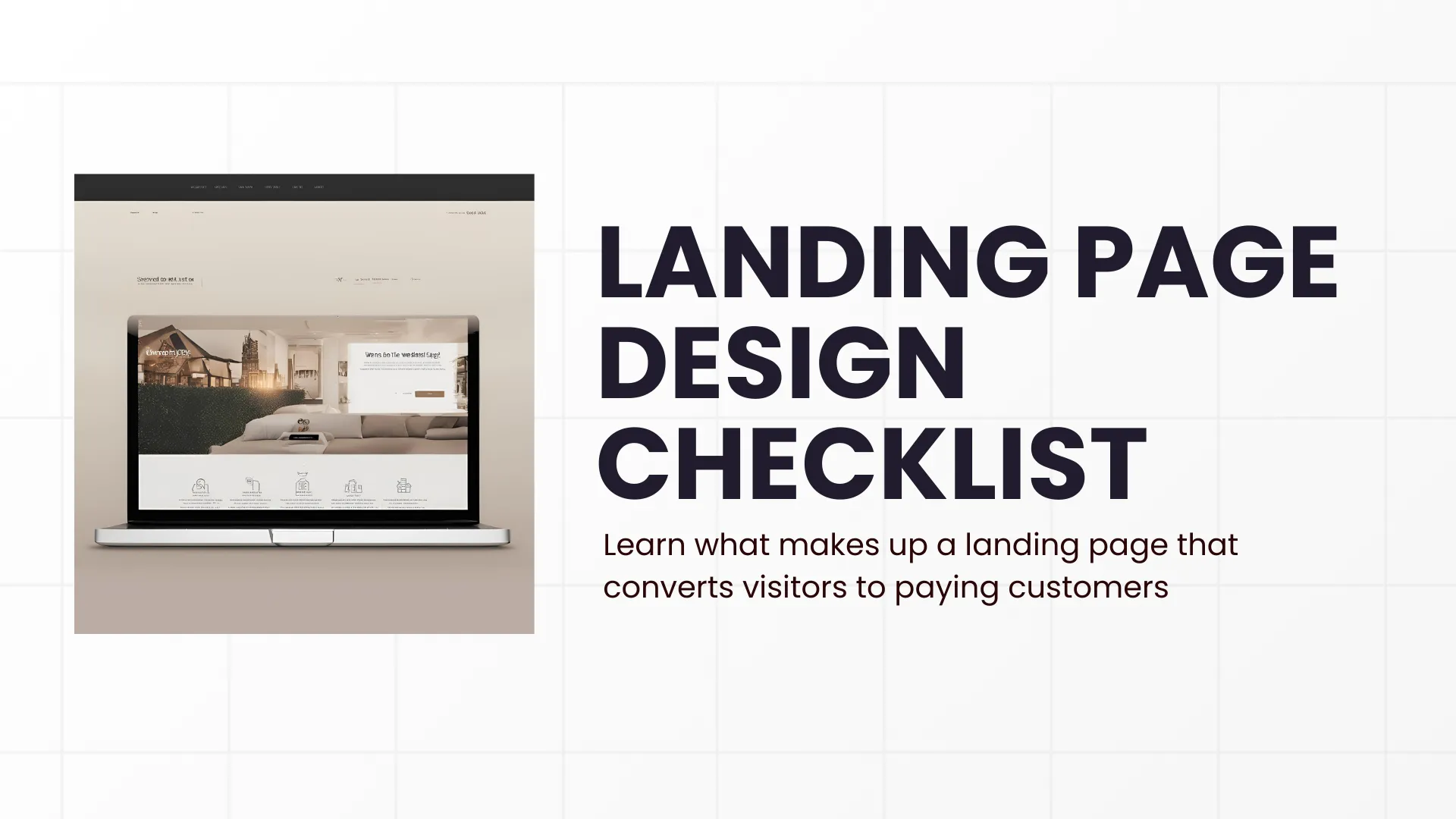 High Conversion Landing Page Design Checklist