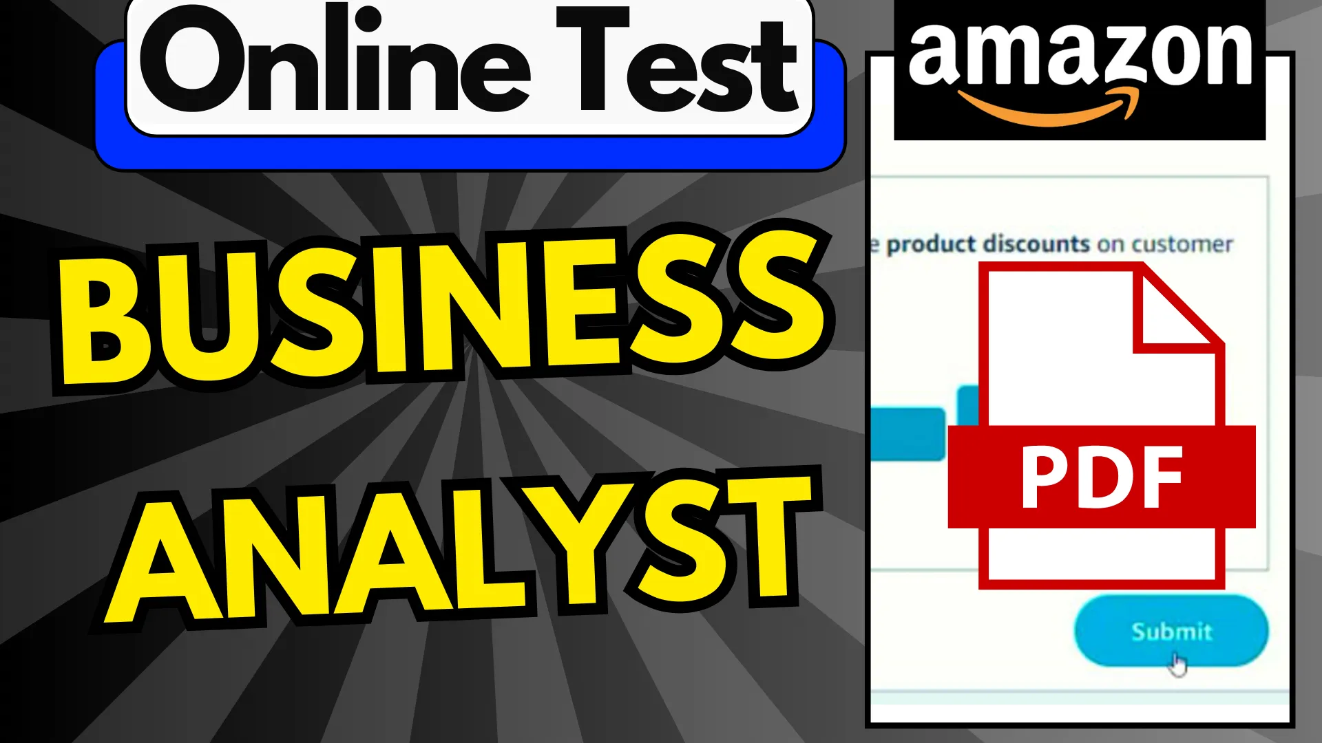 Amazon Business Analyst Assessment Test Answers 2025 | Business Analyst ...