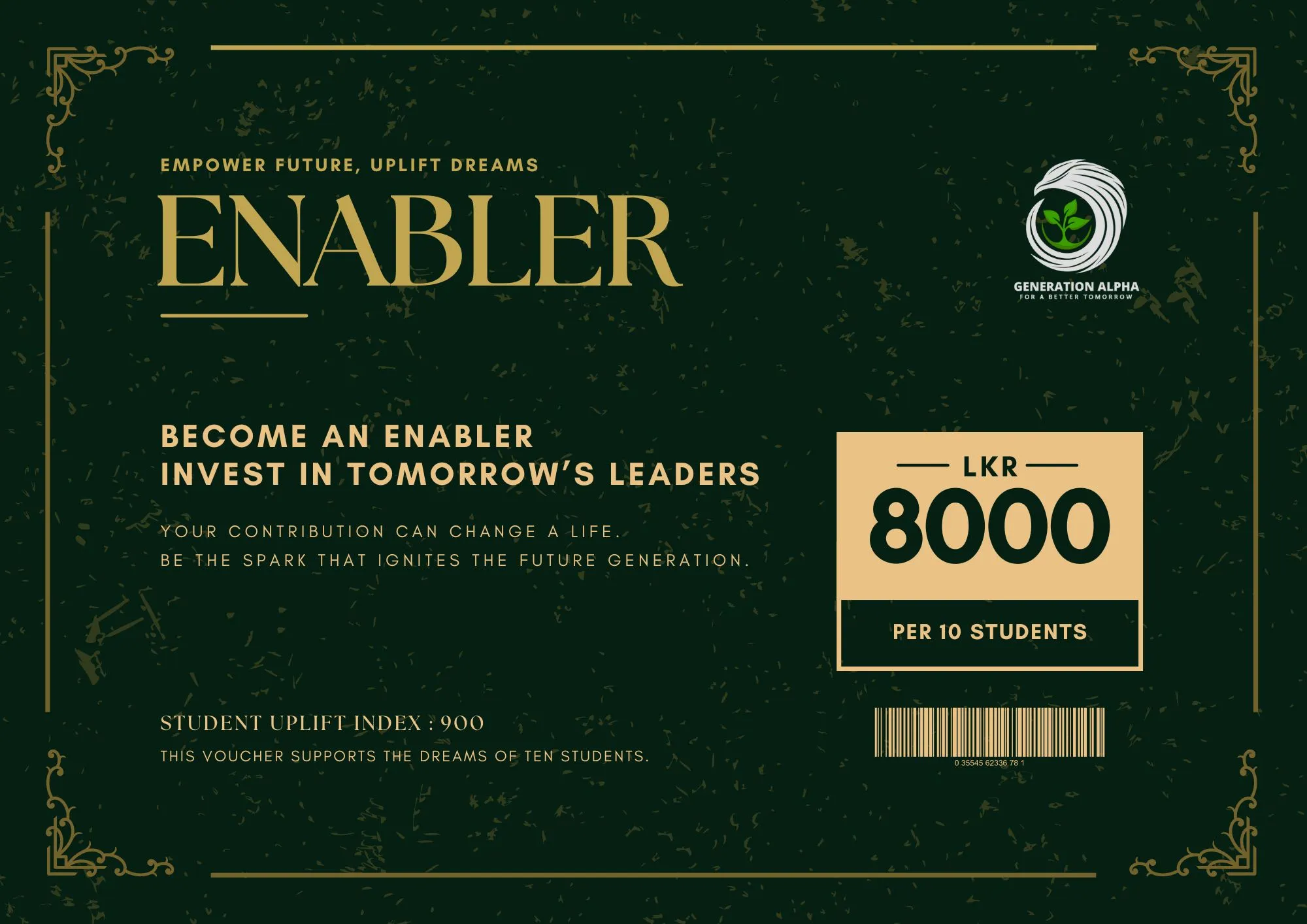 Enabler for 10 students