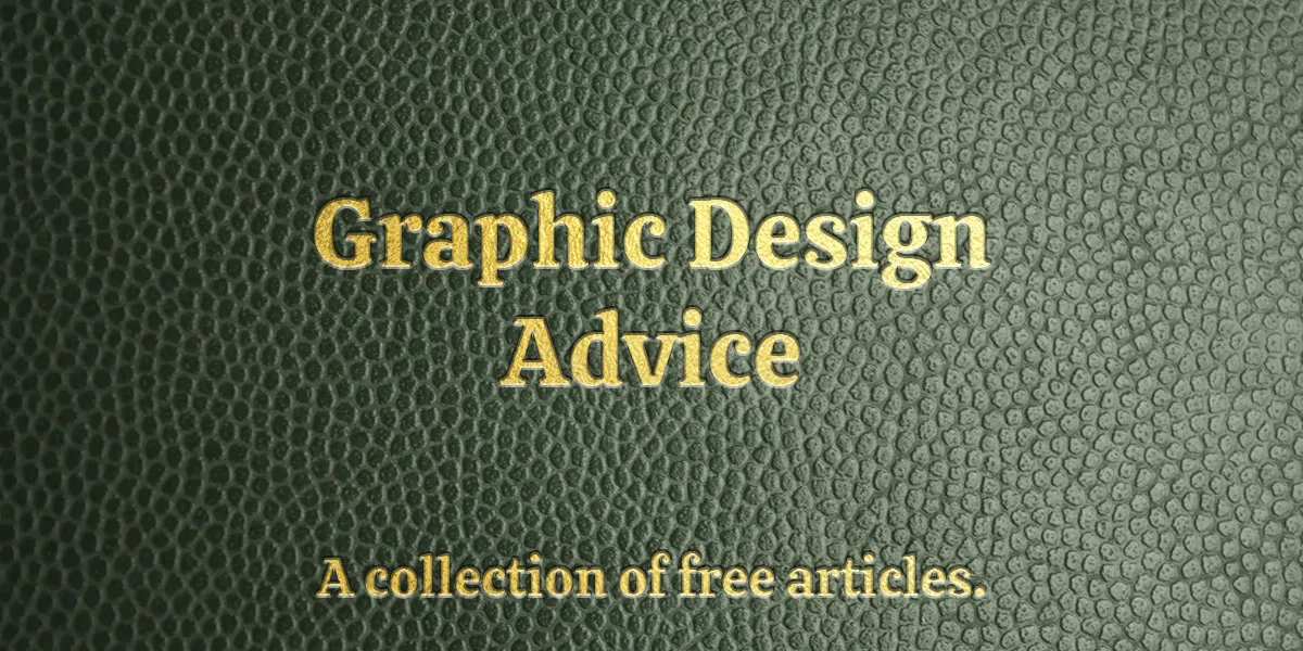 Graphic Design Advice