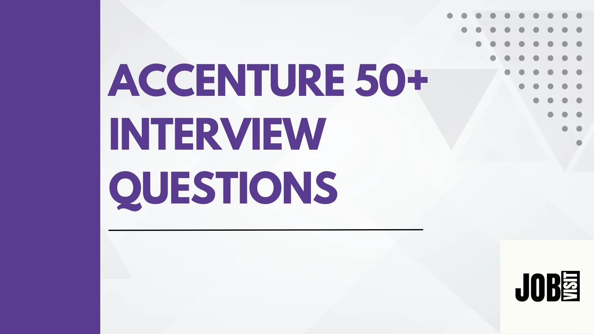 Latest Accenture Interview Questions