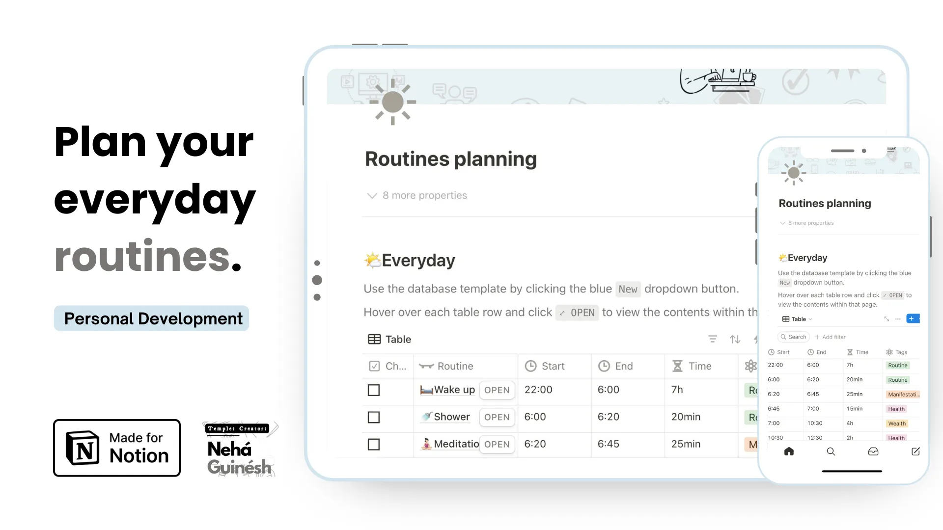 Everyday Routines Planning
