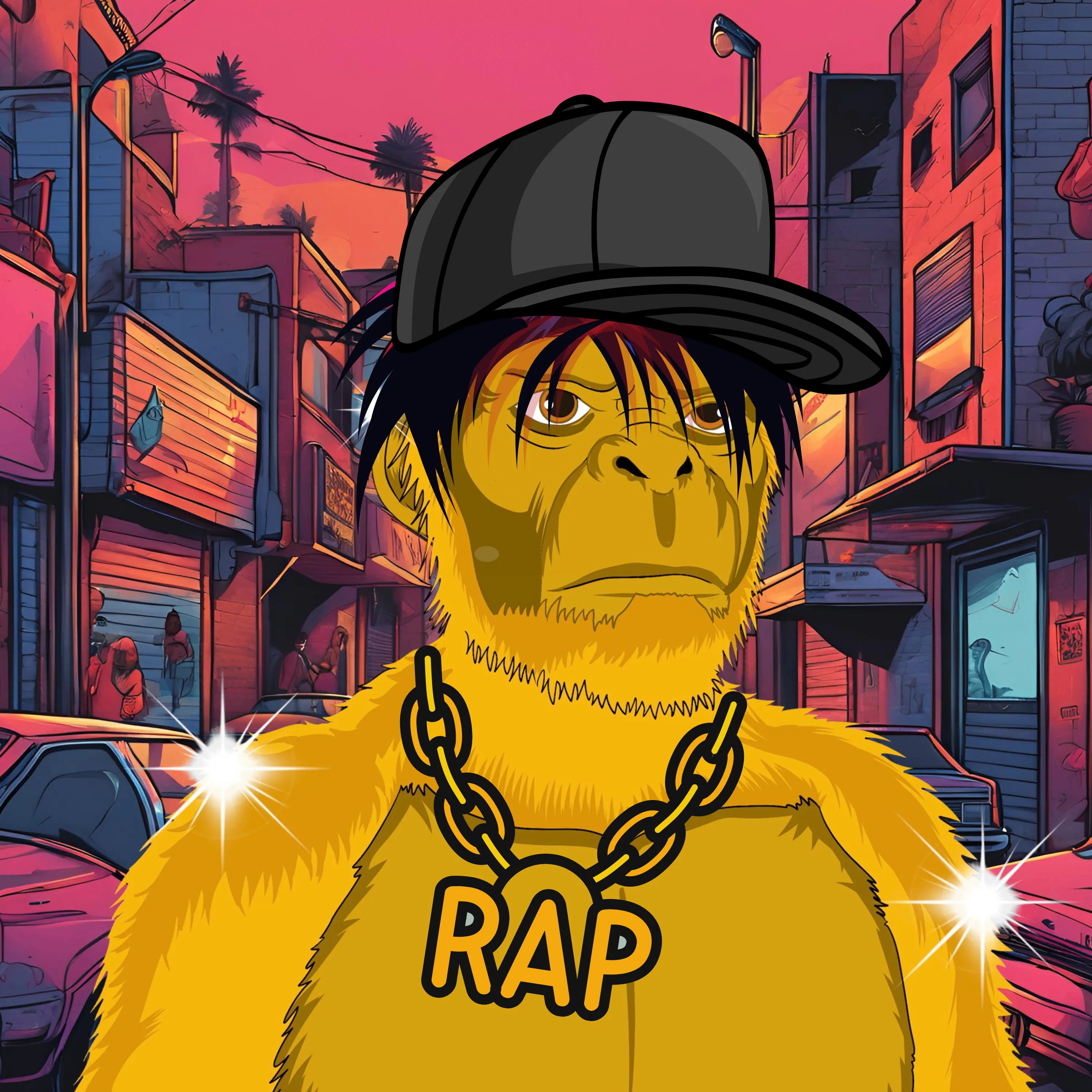 🦧 Golden Ape #70 | PFP on Bitcoin NFT