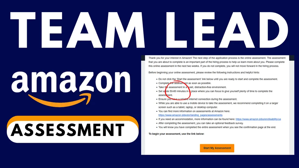 Amazon Team Lead Assessment Test Answers Amazon Jobs Platform